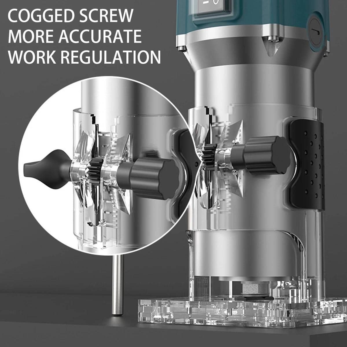 Elektrická fréza na drevo Drevoobrábacia frézka 33000 ot./min ...